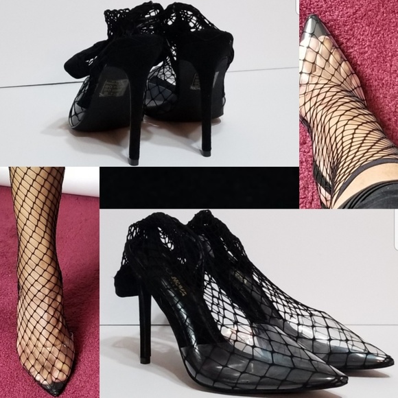 Shoes | Fishnet Pumps | Poshmark